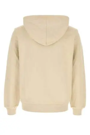 A.p.c. Sand Stretch Cotton Sweatshirt With Logo - Brown