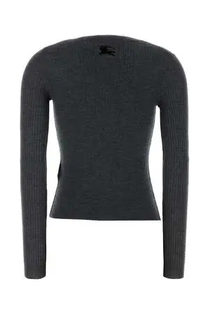 Burberry Dark Grey Cashmere Cardigan