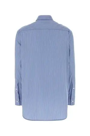 Balenciaga Embroidered Poplin Shirt - Multicolor