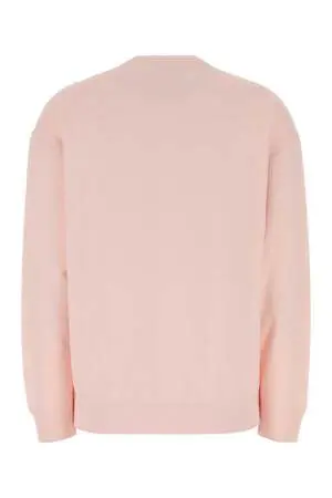 JIL SANDER Cotton Crewneck Sweatshirt - Pink