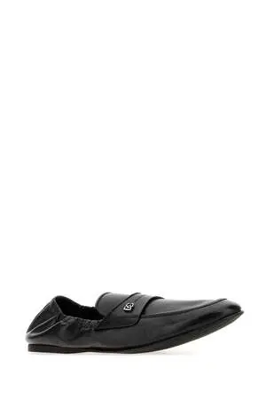 Dolce & Gabbana Leather Loafers - Black