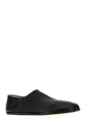 MAISON MARGIELA Leather Tabi Loafers - Black