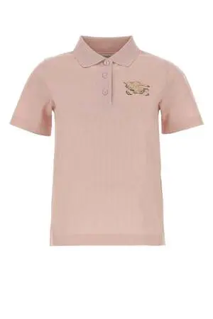 Burberry Piquet Polo Shirt - Pink