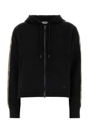 Burberry Cotton Sweatshirt With Icon Stripe Detail