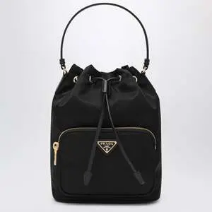 Prada Duet Re-nylon Bucket - Black