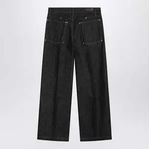 LEMAIRE Slate-colored Jeans With Studs