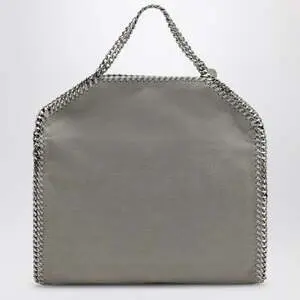 Stella McCartney Light Grey Falabella Fold Over Tote Bag