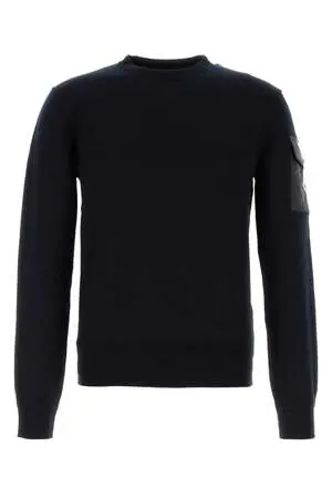 Moncler Midnight Blue Wool Sweater - Black