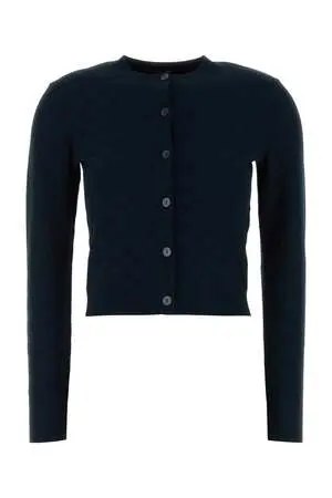 Gucci Navy Knit Cardigan - Blue