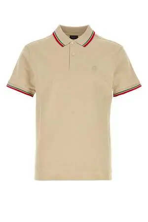 Gucci Beige Stretch Piquet Polo Shirt - Brown