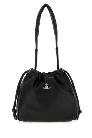 VIVIENNE WESTWOOD Synthetic Leather Hilary Bucket Bag - Black