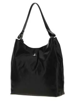 VIVIENNE WESTWOOD Leather Large Lottie Shopping Bag