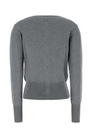 VIVIENNE WESTWOOD Grey Cotton Blend Cardigan