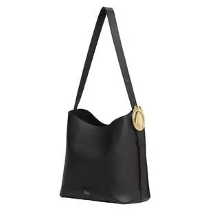 Dior Medium Medaillon Bucket Bag - Black