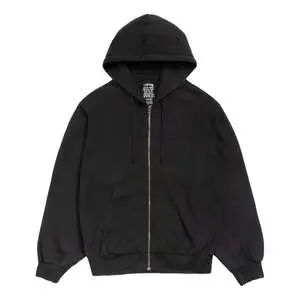 StÜssy Lightweight Terry Zip Hoodie - Black