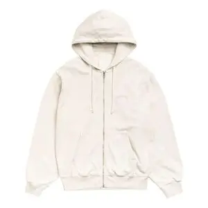 StÜssy Lightweight Terry Full Zip Hoodie - Stone