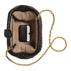Bottega Veneta Small Lauren 1980 Clutch - Espresso