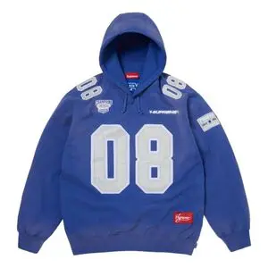Supreme Ss26 Football Jersey Hooded Sweatshirt - Royal
