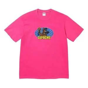Supreme Ss26 Leash T-shirt - Fuchsia