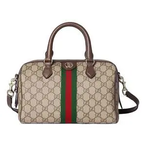 Gucci Ophidia Medium Boston Bag - Beige/dark Brown