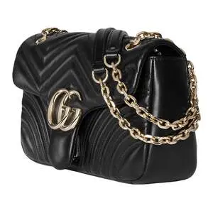 Gucci Gg Marmont Medium Shoulder Bag - Black