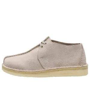 Clarks Desert Trek Suede Lace-up Casual Shoes - Sand