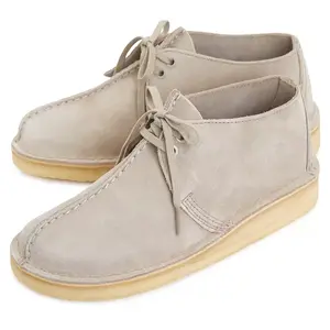 Clarks Desert Trek Suede Lace-up Casual Shoes - Sand