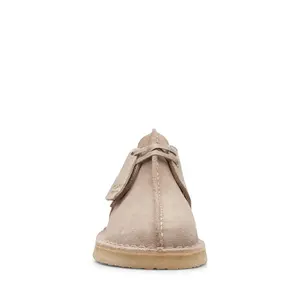 Clarks Desert Trek Suede Lace-up Casual Shoes - Sand