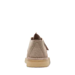 Clarks Desert Trek Suede Lace-up Casual Shoes - Sand