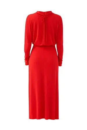 EXQUISE Alessio Draped Midi Dress
