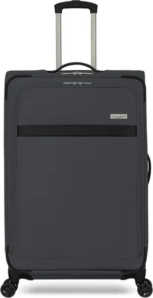 WALLYBAGS Stratford Softside 29" Large Checked Spinner Luggage - Graphite
