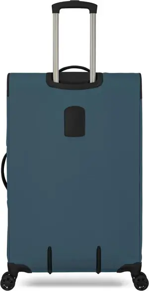 WALLYBAGS Stratford Softside 29" Large Checked Spinner Luggage - Teal