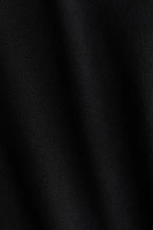H&m Cap-sleeved Fine-knit Top - Black