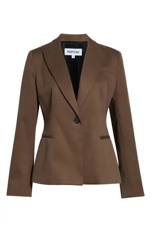 Partow Kenmare Cotton Twill Jacket - Mocha
