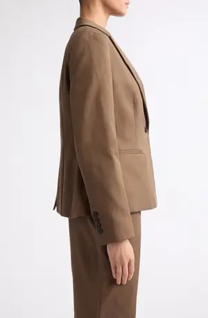 Partow Kenmare Cotton Twill Blazer