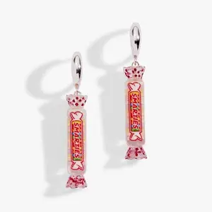 ALEX AND ANI Smarties® Huggie Hoops - Silver