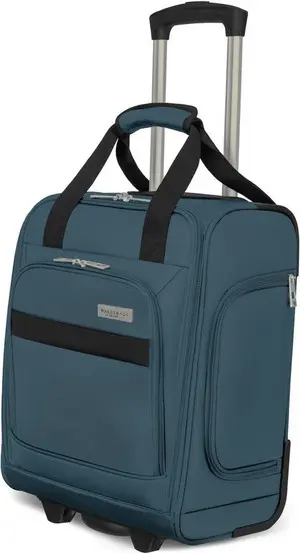 WALLYBAGS Stratford Softside 16" Underseat Carry On Luggage