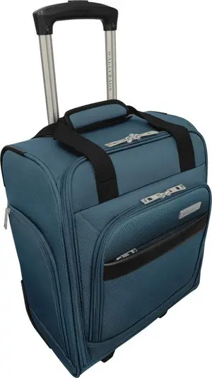 WALLYBAGS Stratford Softside 16" Underseat Carry On Luggage