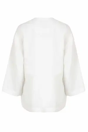EXQUISE Elisa Belted Embroidered Jacket