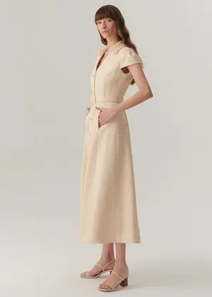 EXQUISE Savannah Midi Shirt Dress
