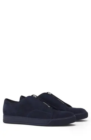 LANVIN Dbb1 Suede Zip Sneakers