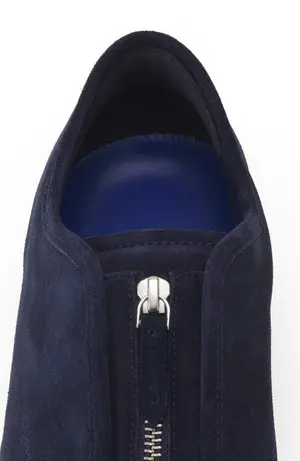 LANVIN Dbb1 Suede Zip Sneakers