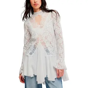 Free People First Crush Lace Tunic - Ivory