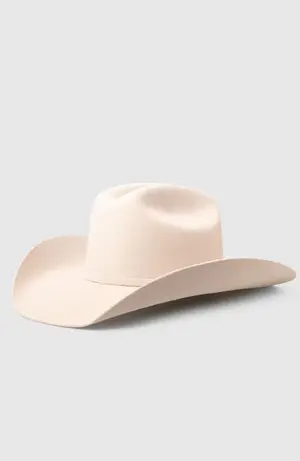 MANELA Bronco Premier Felt Cowboy Hat - Silberbelly