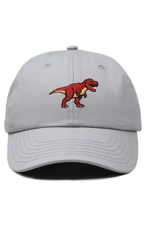 DALIX T Rex Dad Cap - Gray