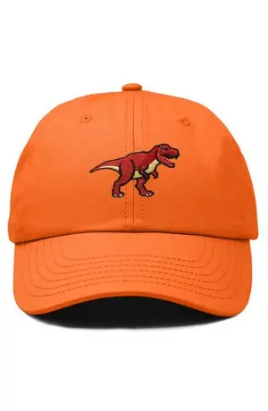 DALIX T Rex Dad Cap Orange