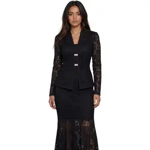 AKALIA The Valentina Lace Blazer