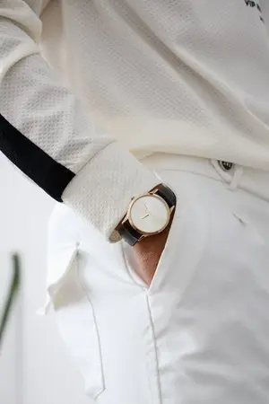 PEUGEOT Gold-plated Mesh Strap Watch - Champagne
