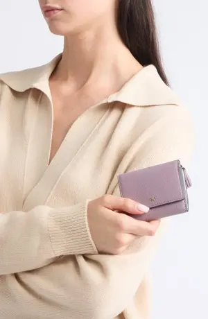 ANYA HINDMARCH Mini Peeping Eyes Trifold Wallet
