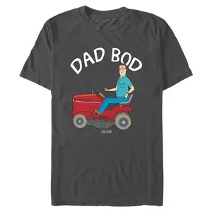 KING OF THE HILL This Is My Dad Bod Graphic T-shirt - Charcoal